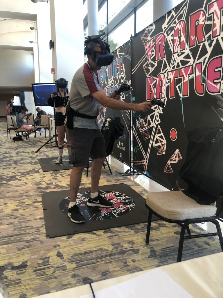 VR Art Battle Booth - Multiverse Escape To VR - Group Escape Rooms